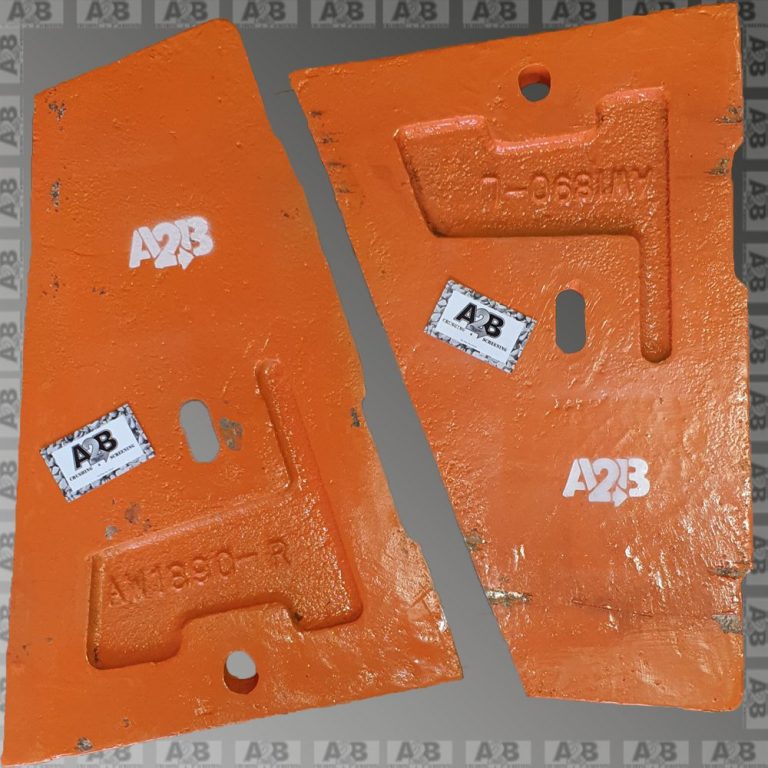 CHEEK PLATES to suit SANDVIK MACHINES - A2B Crushing and Screening