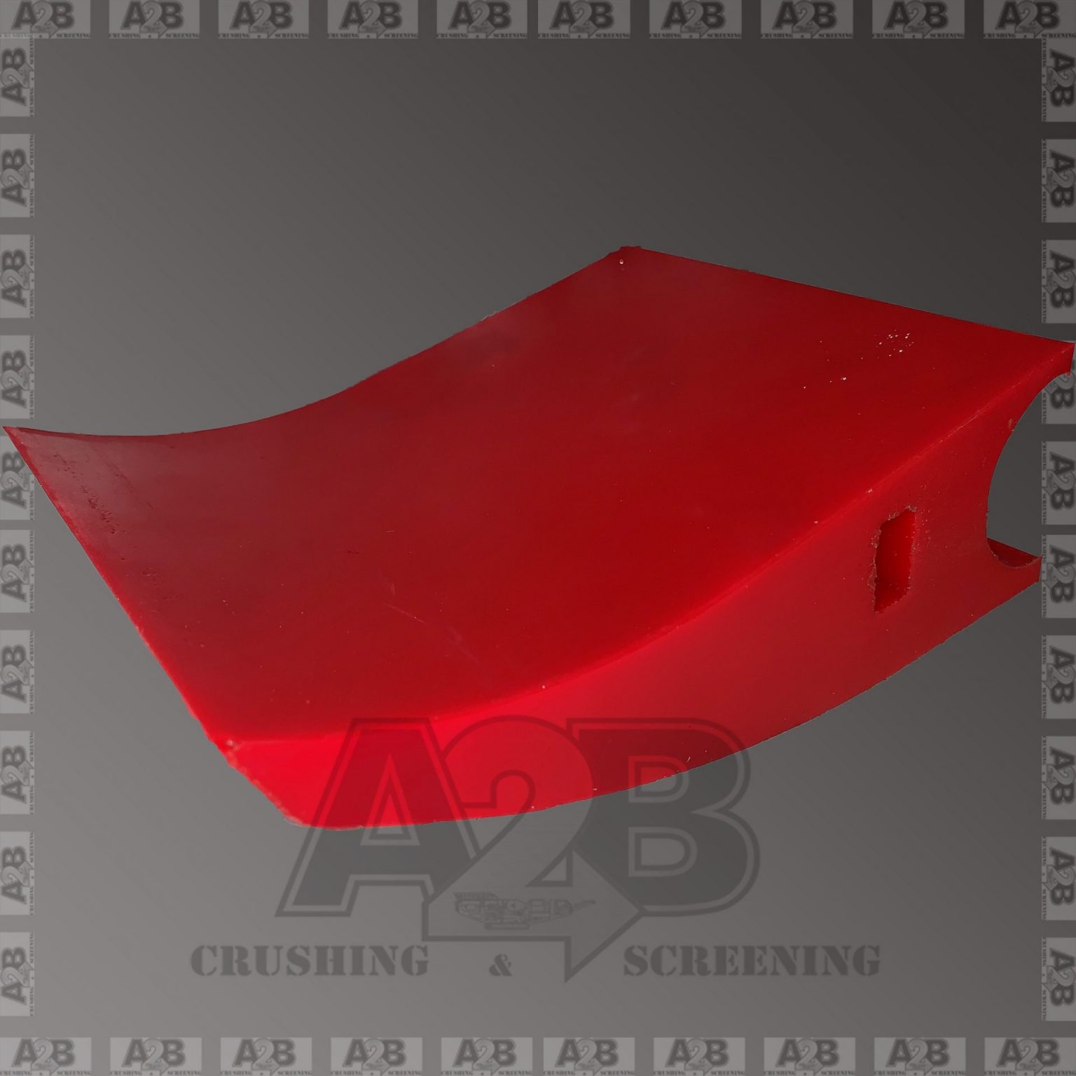 TEAR-DROP POLY SCRAPERS to suit EDGE MACHINES - A2B Crushing and Screening