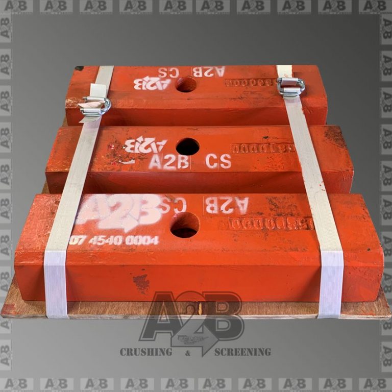 JAW STOCK WEDGES to suit SANDVIK MACHINES - A2B Crushing and Screening